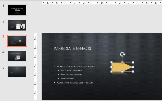 Rotate And Modify Shapes