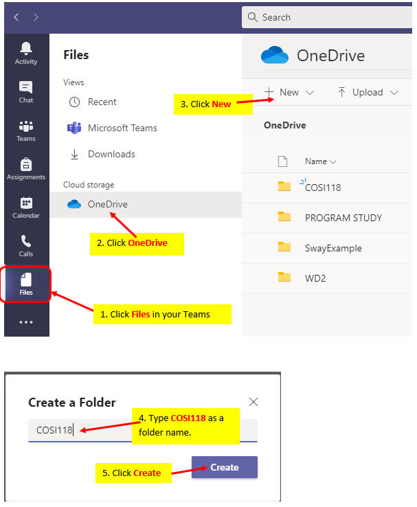 How To Create Folders